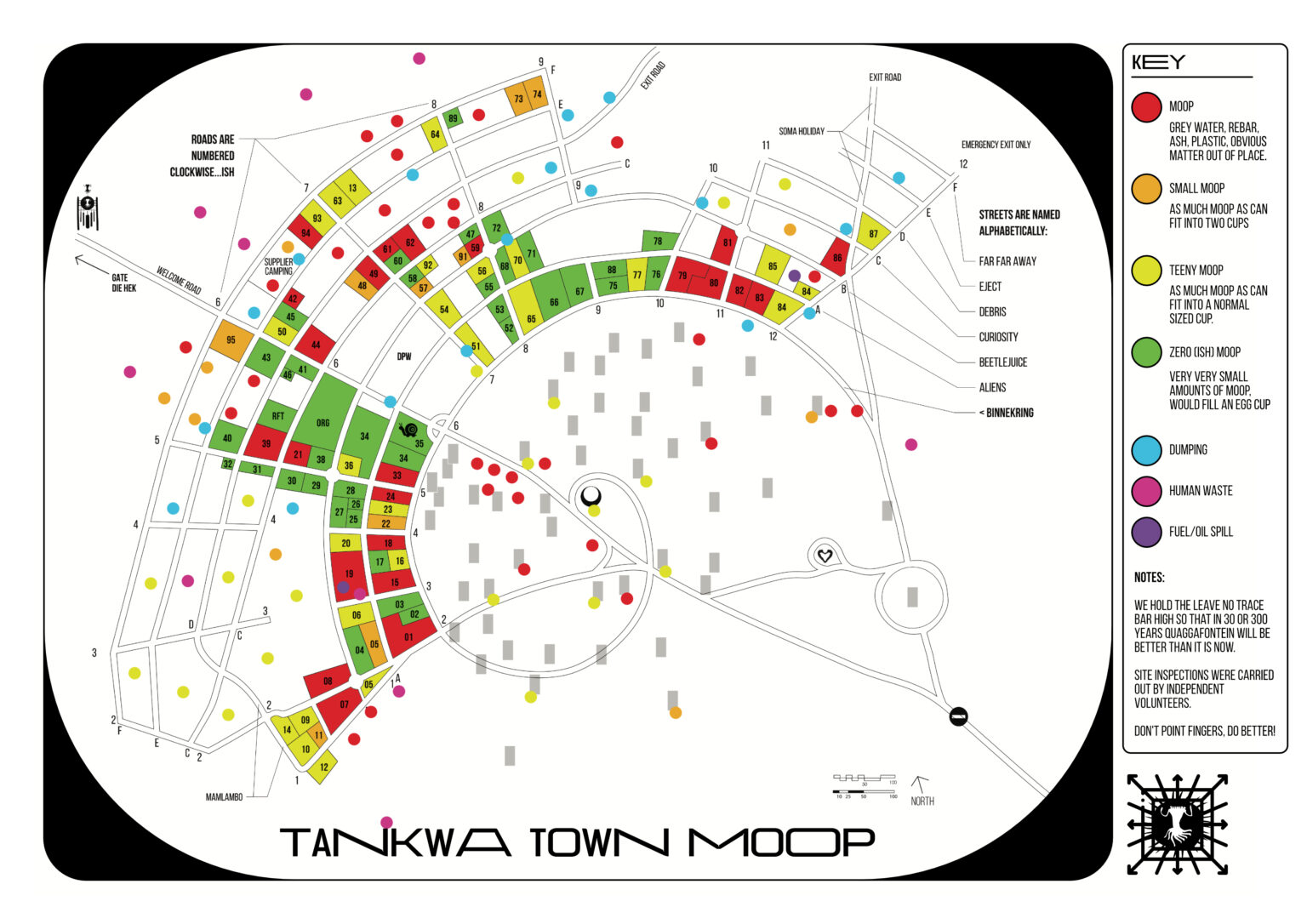 The 2023 MOOP Map - AfrikaBurn | Invent the World Anew